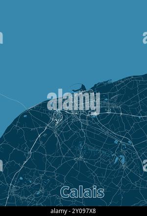 Urban vector city map of Calais, France Stock Vector Image & Art - Alamy