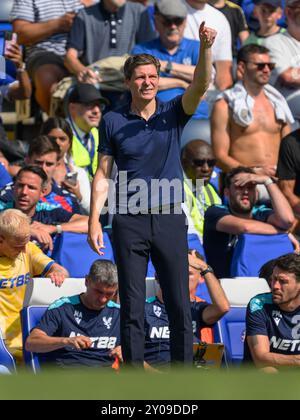 Oliver Glasner (Crystal Palace Manager) prior to the Premier League ...