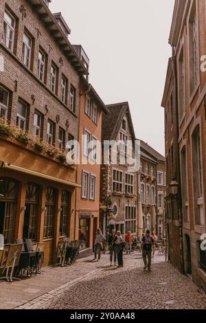 The streets of Aachen Stock Photo - Alamy