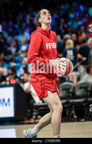 Indiana Fever guard Caitlin Clark plays against the Atlanta Dream in ...