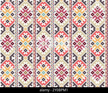 Geometric African ,American pattern traditional design for fabric ...