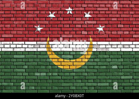 flag of Maghreb painted on brick wall Stock Photo - Alamy