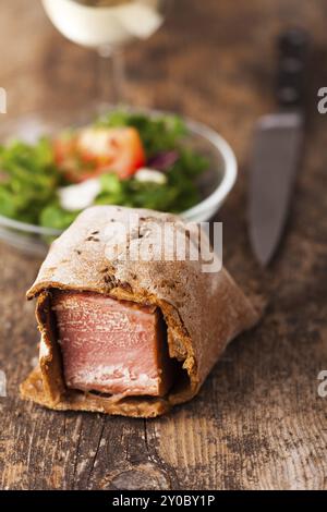 ham, bread dough, hams, bread doughs Stock Photo - Alamy