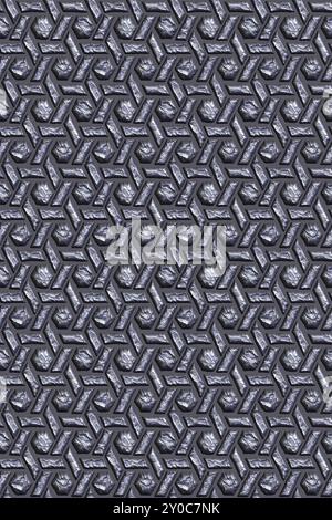 Metal seamless tileable decorative background pattern Stock Photo - Alamy