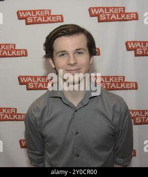 The Walking Dead actor Chandler Riggs at the Chicago Comic ...
