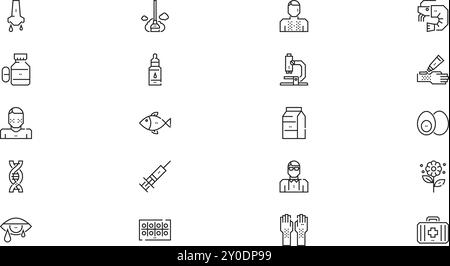 Allergies icons High-Quality Vector Icons Collection with Editable ...