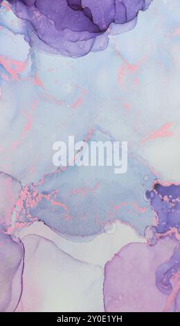 Pastel pink, purple watercolor texture with horizontal brush strokes ...