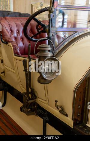 A 1908 Fiat Phaeton Grand Touring car in the Argentine Automobile Club ...