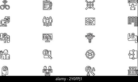 Design thinking icons High-Quality Vector Icons Collection with ...