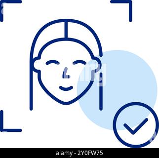 woman with shield protection secure vector illustration Stock Vector ...