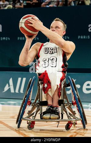 PARIS, FRANKREICH 29. August - Rollstuhlbasketball Grossbritannien ...
