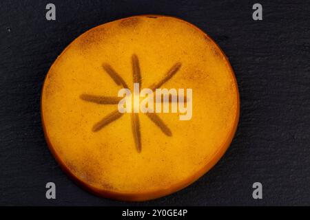 Old long - lying persimmon with dark spots , delicious homemade ...