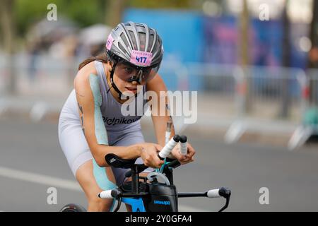 Paris, 2nd September 2024 - PLOTNIKOVA Anna (PTS3) during the race of ...