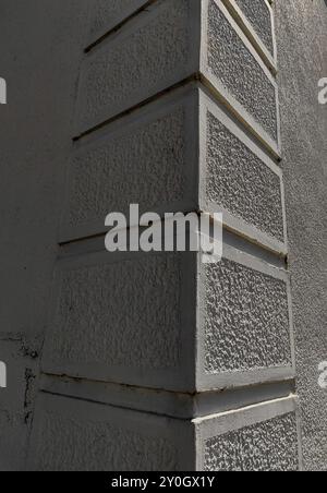 Soft Distortion: Concrete Pillar in Contrast – Light, Shadow, and ...
