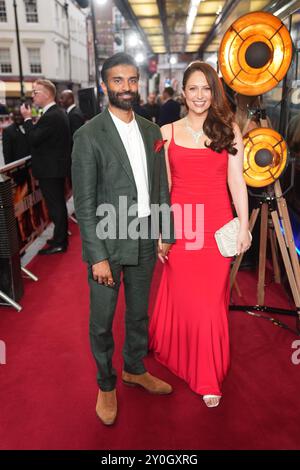 Nicola Thorp and Nikesh Patel at the "Picture This" world film premiere ...