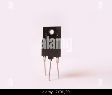 Semiconductor electronic component. A transistor and its shadow Stock ...