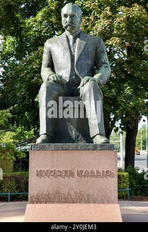 Kyosti Kallio statue by Kalervo Kallio, Helsinki, Finland Stock Photo ...