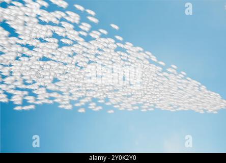 Sheep shaped clouds Stock Photo - Alamy