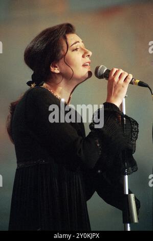 Milan Italy 06/10/1994: Mariella Nava, Italian singer, during the ...