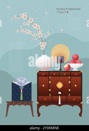 Traditional Korean objects Stock Photo - Alamy