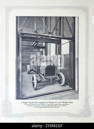 1920s Elevator car design. Vintage Image from Catalog of the W.S. Tyler ...