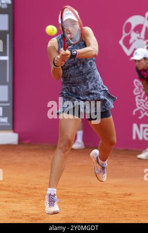 Montreux Switzerland, 09 03 2024: Tara Wurth (CRO) vs Jenny Duerst (SWI ...