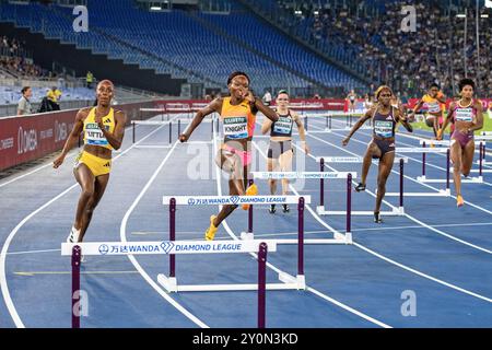 Andrenette Knight of Jamaica during the Wanda Diamond League - Golden ...