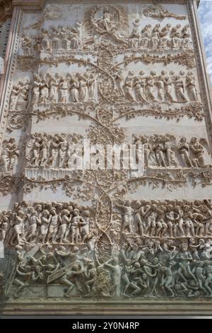 Bas-Relief on the Cathedral Facade; Fratelli Alinari, Italian, founded ...