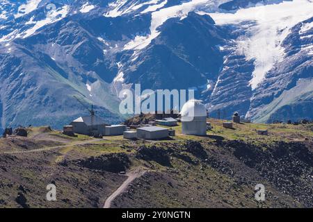 astronomical observatory in high mountainous terrain Stock Photo - Alamy
