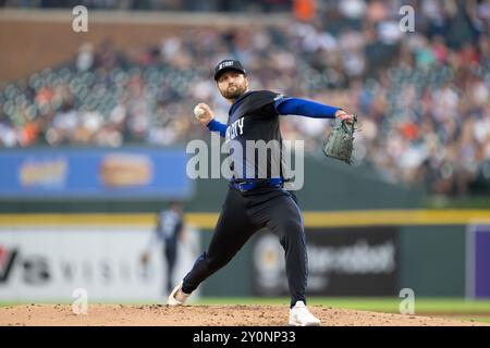 Detroit Tigers pitcher Casey Mize throws against the New York Yankees ...