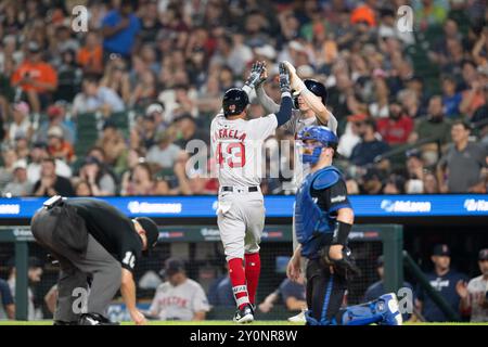 Boston Red Sox shortstop Ceddanne Rafaela poses during photo day at the ...