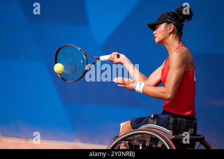 Maylee Phelps of Team USA during the second round of women’s wheelchair ...