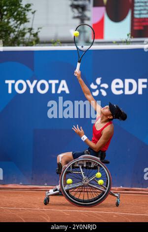 Maylee Phelps of Team USA during the second round of women’s wheelchair ...