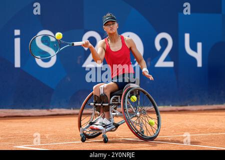 Maylee Phelps of Team USA during the second round of women’s wheelchair ...