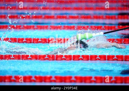 USA's Christie Raleigh-Crossley wins the Women's 100m Backstroke S9 ...