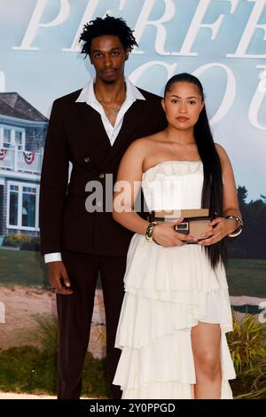 Shamy and Mudy attend The Perfect Couple UK Premiere at BFI IMAX in ...