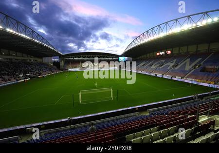 A general view of The Brick Community Stadium ahead of the Sky Bet ...