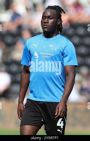 Derby County's David Ozoh before the Sky Bet Championship match at ...