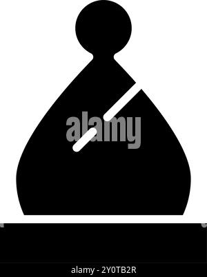 chess piece bishop icon vector illustration graphic design Stock Vector ...