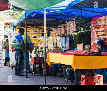 Kuala Kangsar, Malaysia - October 18, 2022 Low angle view of the ...