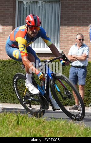 MOSCA Jacopo during the Renewi Tour 2024, Stage 5, Menen ...