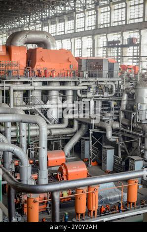 Mintia, Hunedoara, Romania - November 17, 2011 Mintia thermal power ...