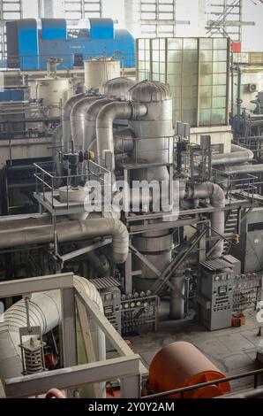 Mintia, Hunedoara, Romania - November 17, 2011 Mintia thermal power ...