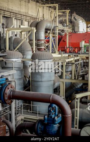 Mintia, Hunedoara, Romania - November 17, 2011 Mintia thermal power ...