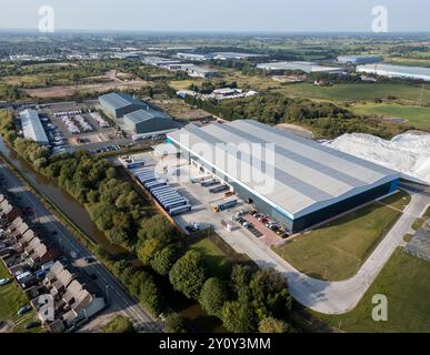 The British salt processing and distribution plant in Middlewich ...