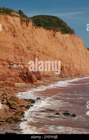 Red Otter Sandstone Geology of the Jurassic Coast. Ladram Bay Holiday ...
