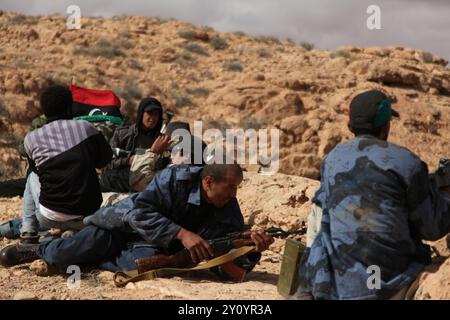 Very heavy fighting in the Nalut mountains Stock Photo - Alamy