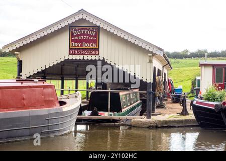 Dutton dry dock, narrowboat repairs and maintenance is a listed ...