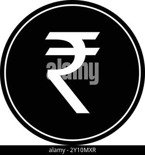 Rupee Icon Indian Currency Symbol Coin Money Bank Vector Stock Vector ...