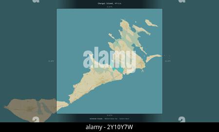 Tunisia highlighted on a topographic, OSM Humanitarian style map Stock ...